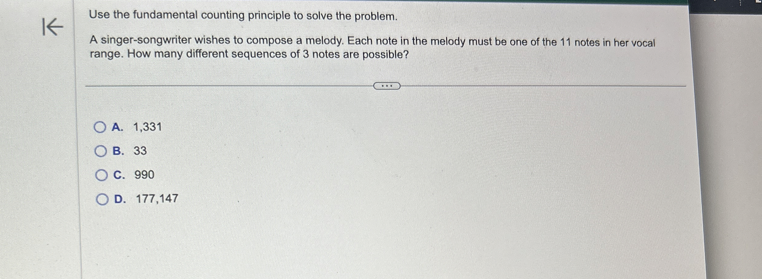 Solved Use the fundamental counting principle to solve the | Chegg.com