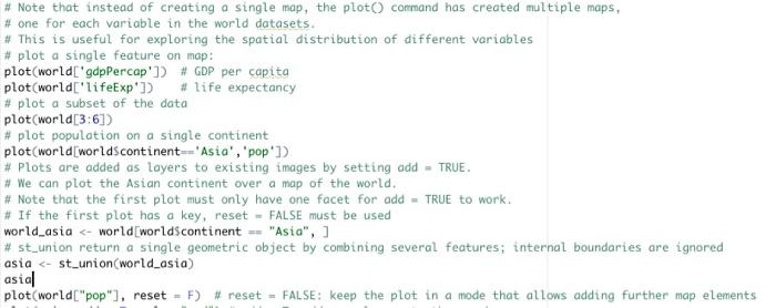 Solved #R Programming # Task 1. Show life expectancy of | Chegg.com
