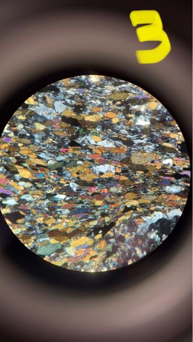 Task 3 Isotropic minerals: Garnet-bearing thin | Chegg.com