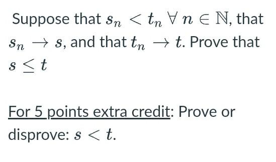 Solved Suppose that an | Chegg.com