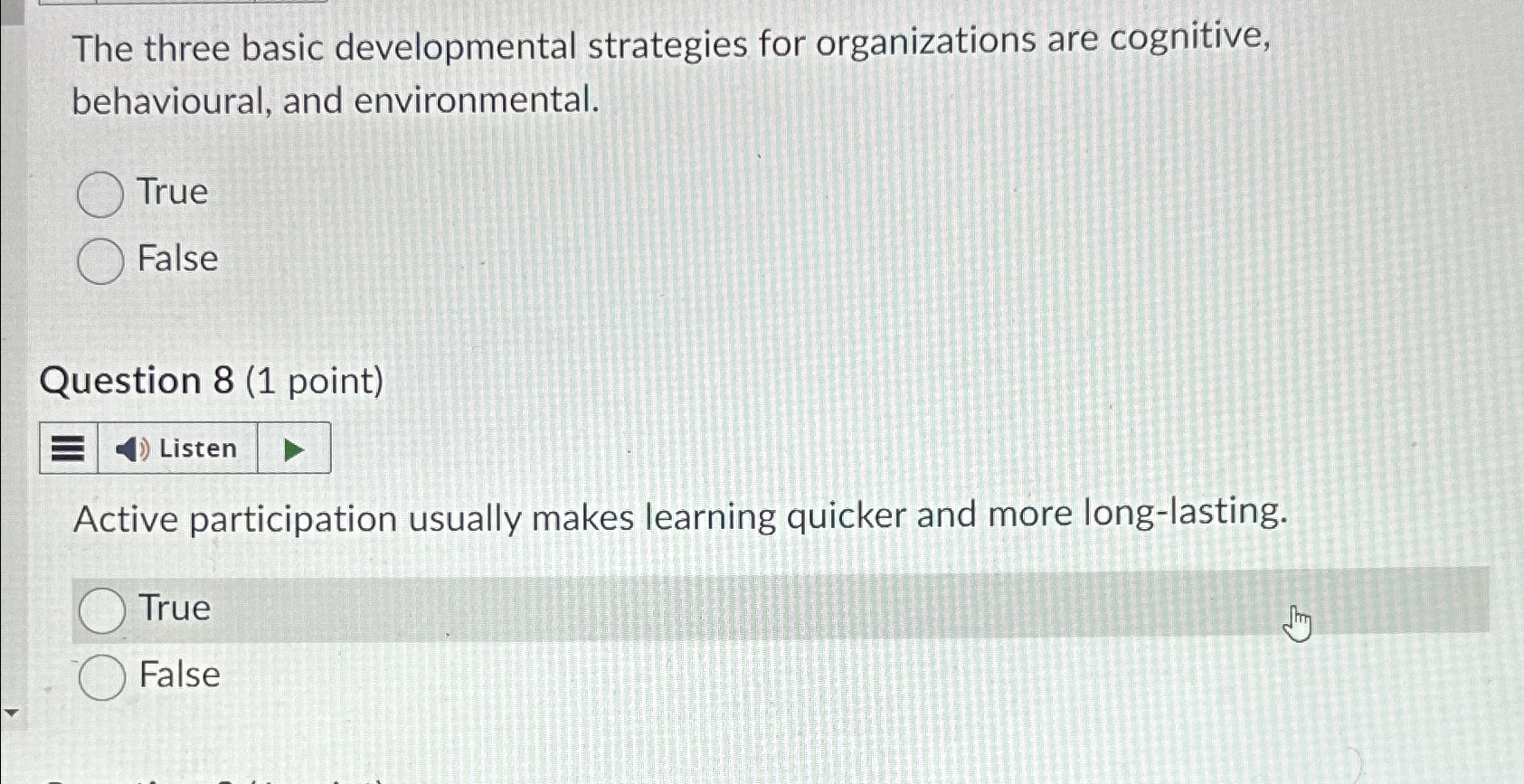 Solved The three basic developmental strategies for | Chegg.com