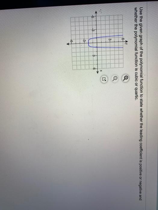 Solved Use the given graph of the polynomial function to | Chegg.com