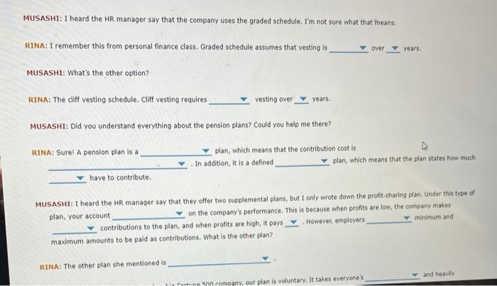Solved 1. full or gradual; six or three 2. full or gradual; | Chegg.com
