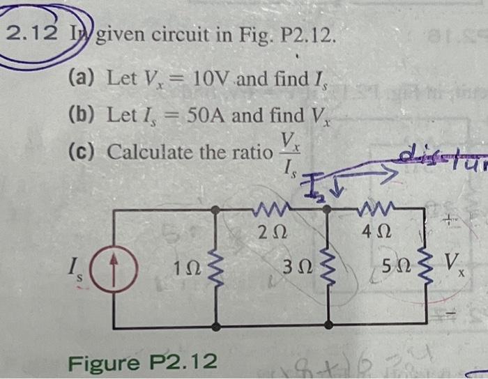 Solved (a) Let Vx=10 V (b) Let Is=50 A (c) Calculate the | Chegg.com
