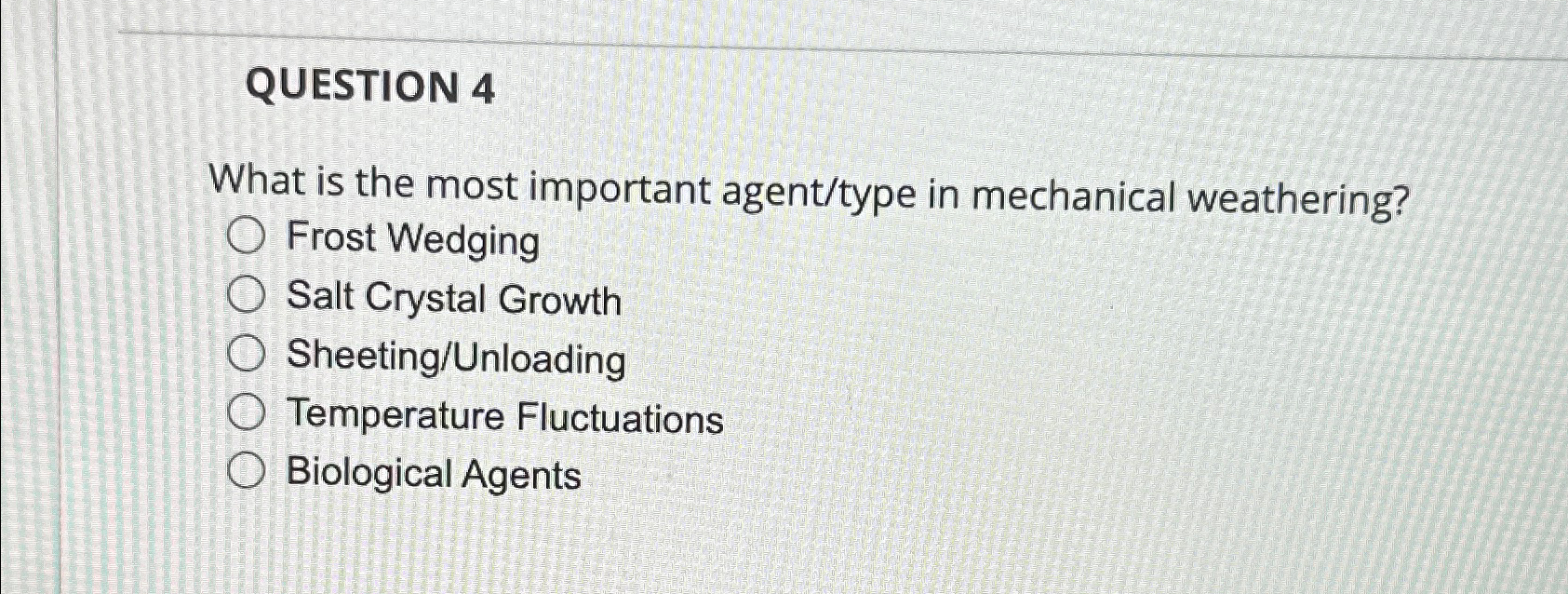 Solved QUESTION 4What is the most important agent/type in | Chegg.com