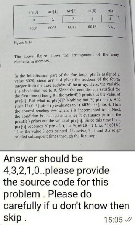 Solved arr[0] arr[1] arr[2] arr[3] arr[4] 0 1 2 3 4 6008 | Chegg.com