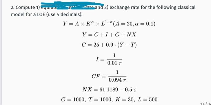 Solved URGENT!! please help me compute exchange rate for the | Chegg.com