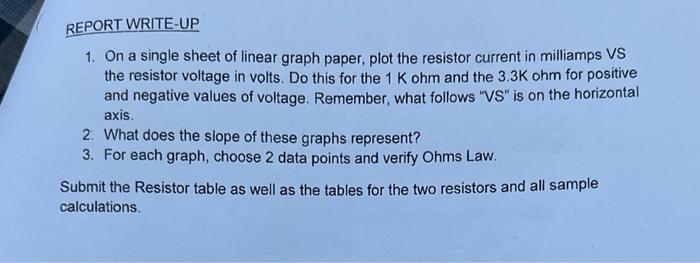 Solved 1. On a single sheet of linear graph paper, plot the | Chegg.com