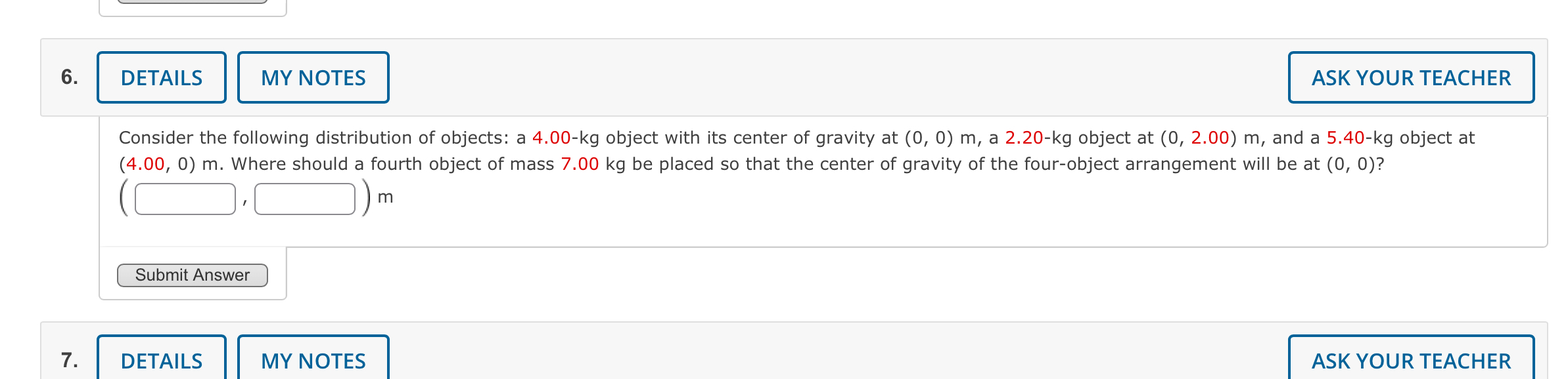 Solved Consider the following distribution of objects: a | Chegg.com