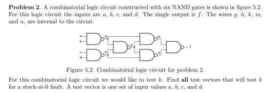 Solved Problem 2. A combinatorial logic circuit constructed | Chegg.com