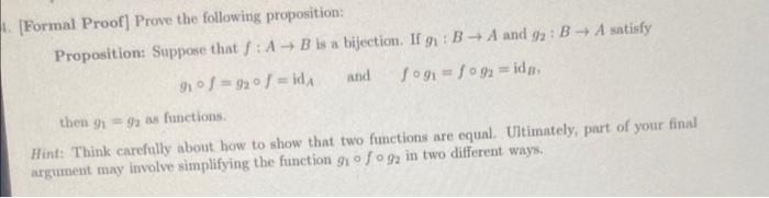 Solved [Formal Proof] Prove the following proposition: | Chegg.com