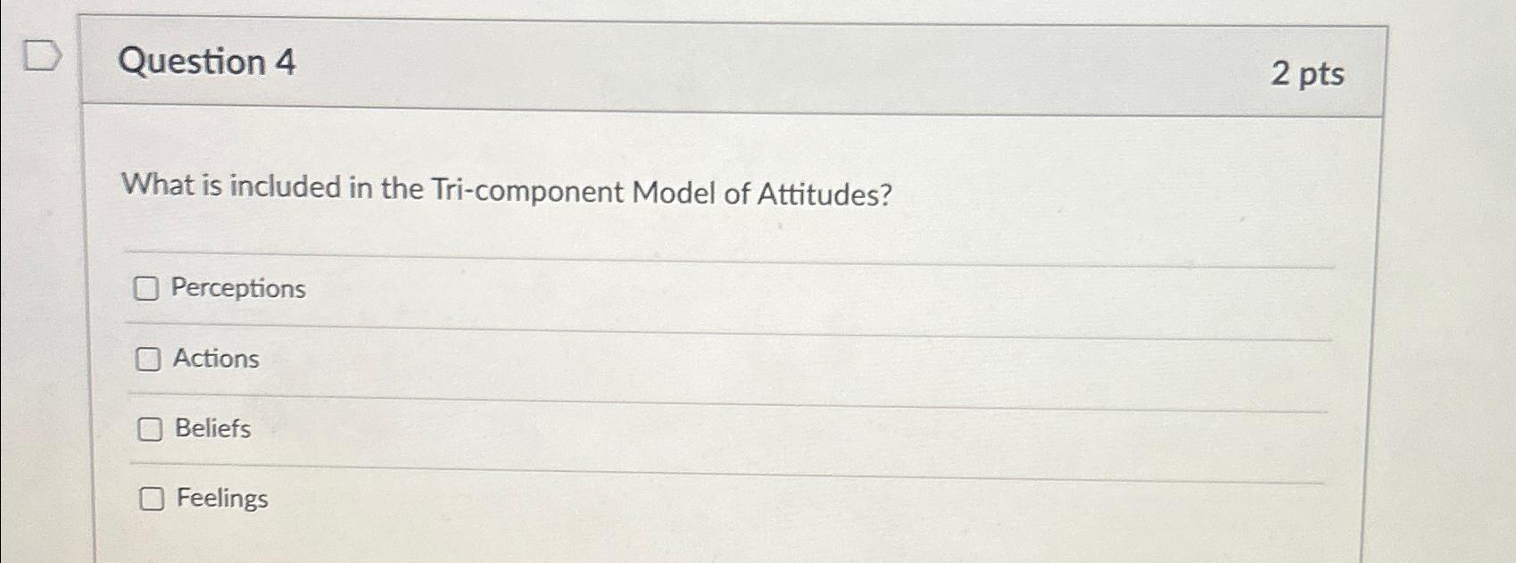 Solved Question 42 ﻿ptsWhat is included in the Tri-component | Chegg.com