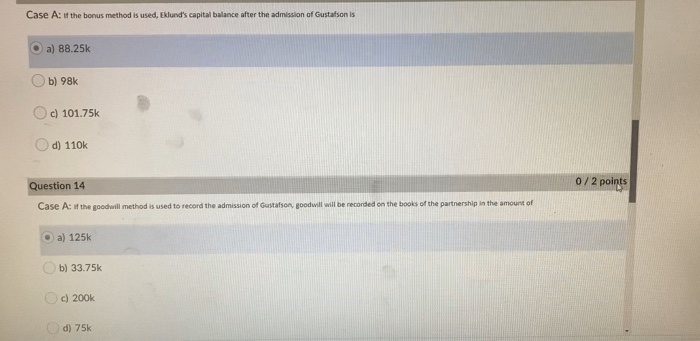 based off the information above for the bonus method | Chegg.com