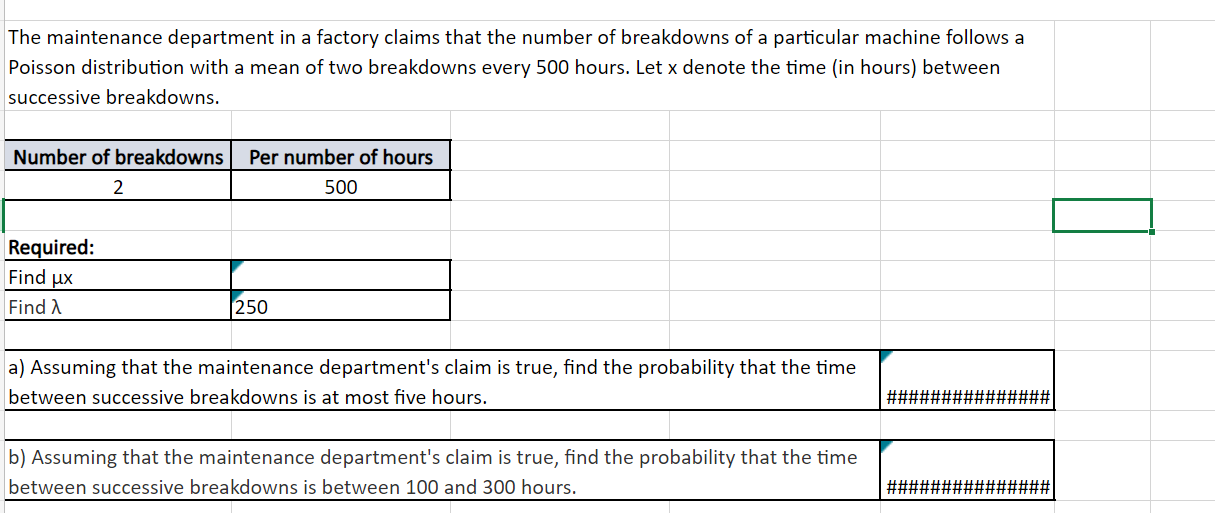 Solved jThe maintenance department in a factory claims that | Chegg.com