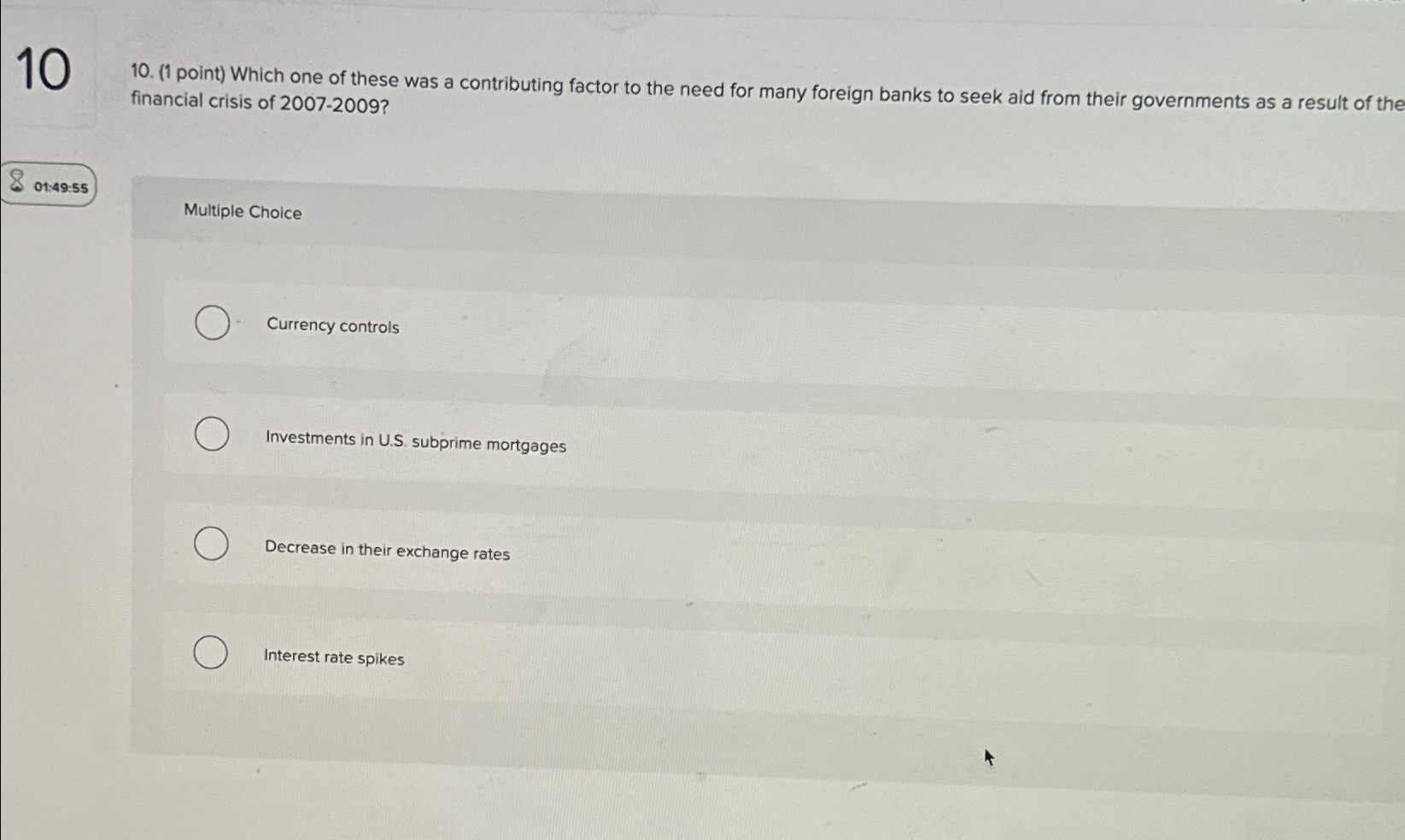 Solved 1010. (1 ﻿point) ﻿Which one of these was a | Chegg.com