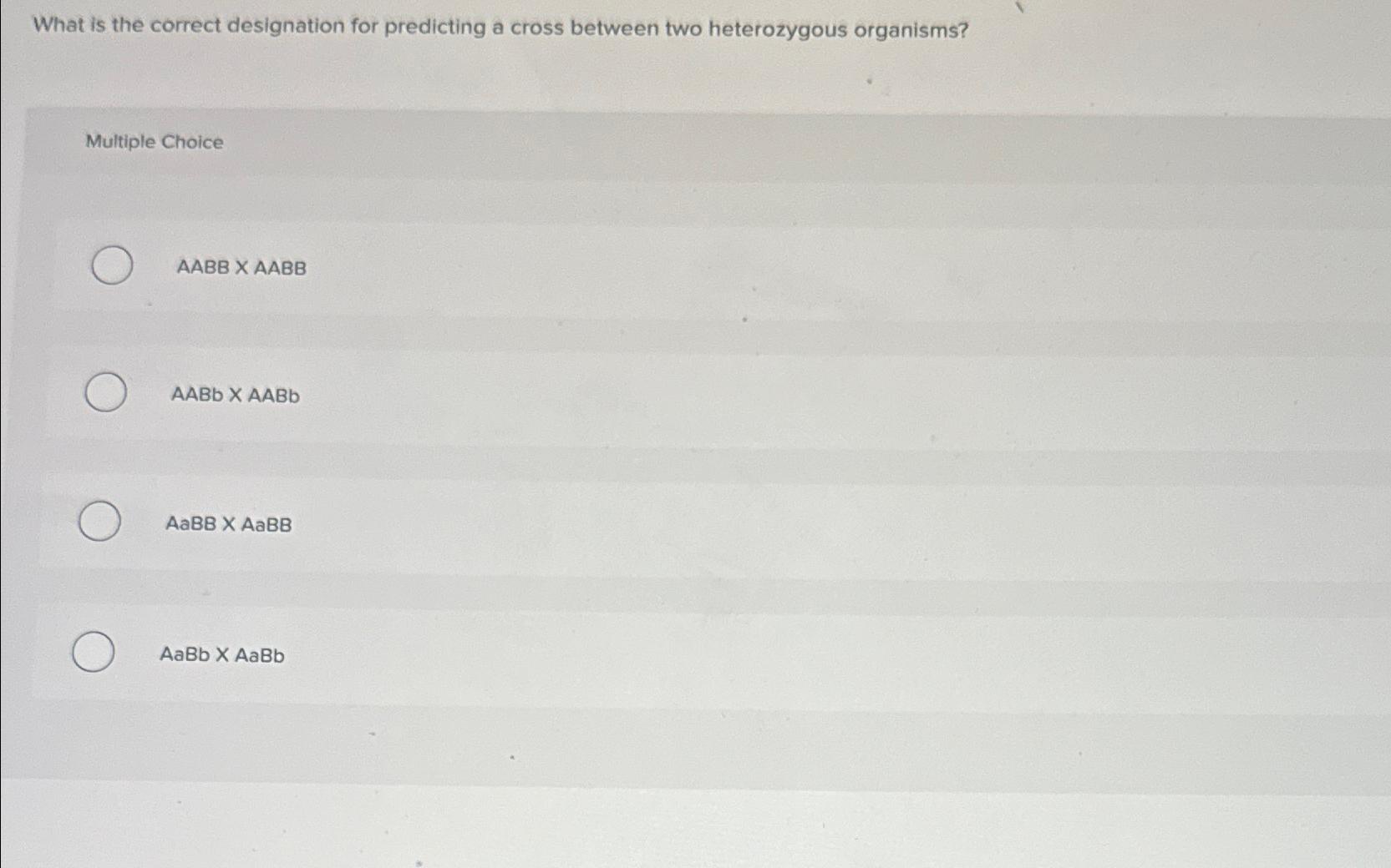 Solved What is the correct designation for predicting a | Chegg.com