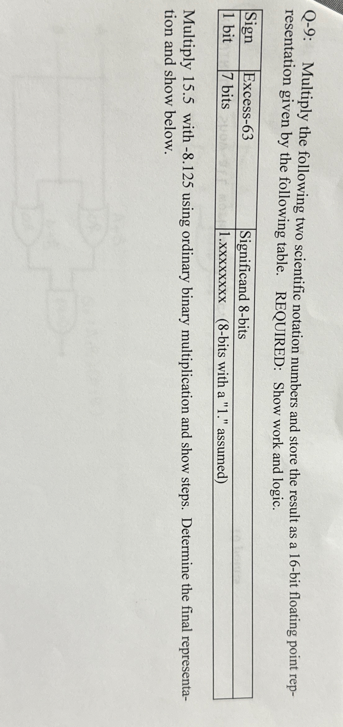Solved Q-9: Multiply the following two scientific notation | Chegg.com