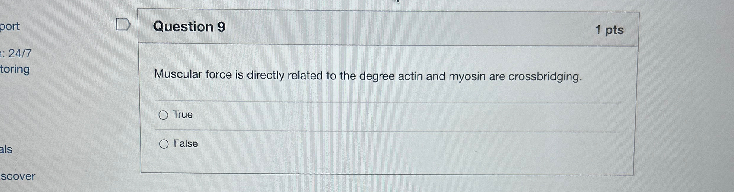 Solved Muscular force is directly related to the degree | Chegg.com