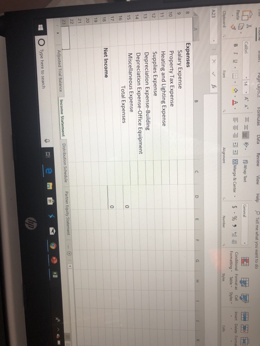 Solved Clipboard Merge & Center - $ . % 9 49 Font insert | Chegg.com