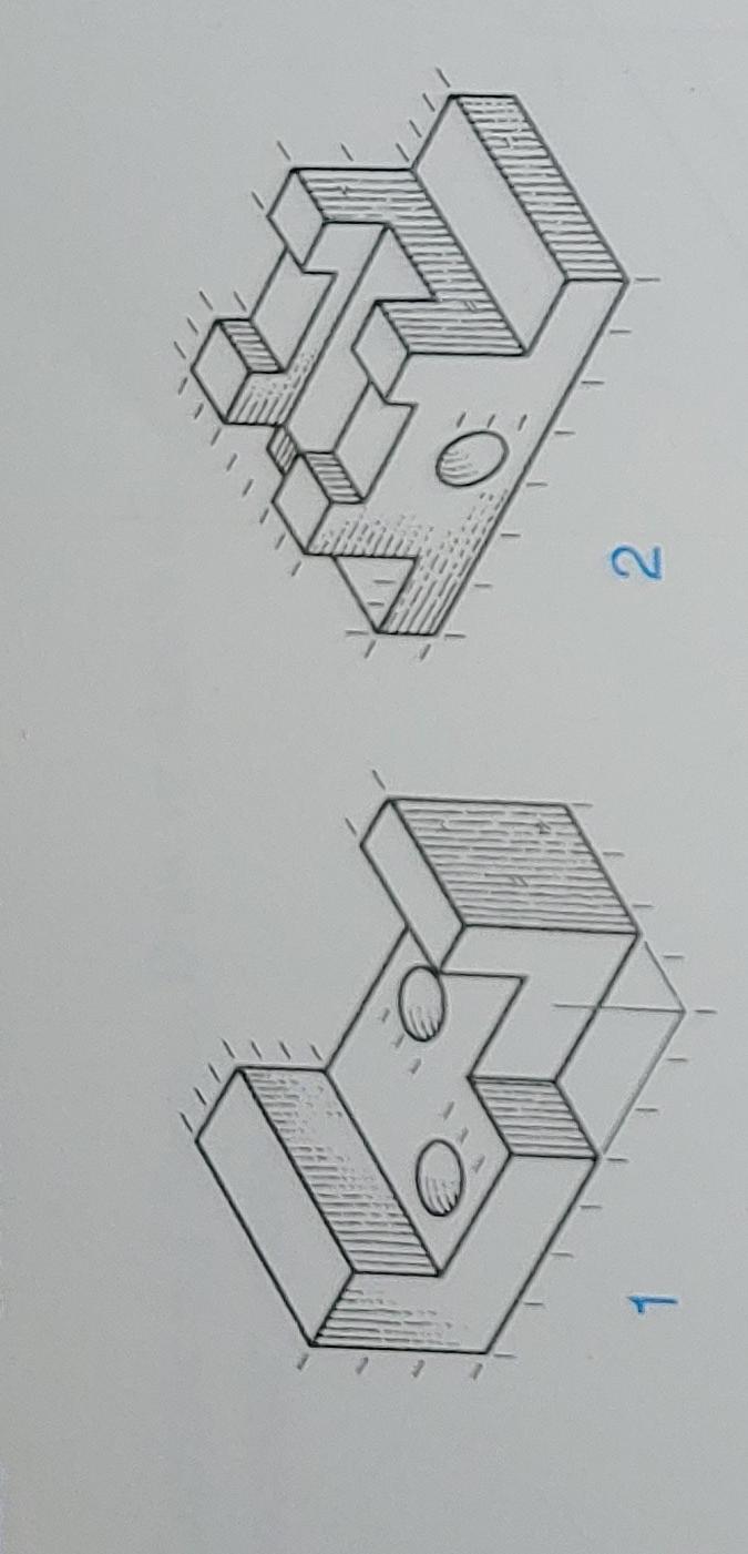 Solved 2 5.5 Multiview Sketching Problems. Sketch | Chegg.com