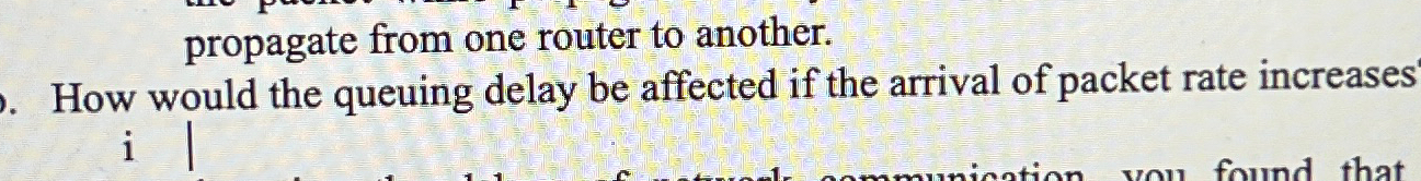 Solved propagate from one router to another.How would the | Chegg.com