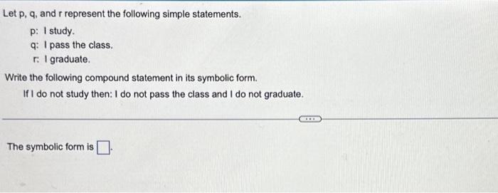 Solved Identify the statement as simple or compound. If the | Chegg.com