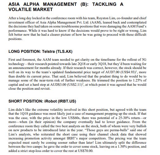 Solved 1. ﻿What decision traps do you think Lim and his team | Chegg.com