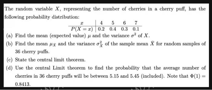 Solved . The random variable X, representing the number of | Chegg.com