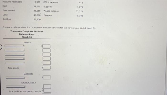 Solved The sets and abilities of Thompson Computer Services | Chegg.com