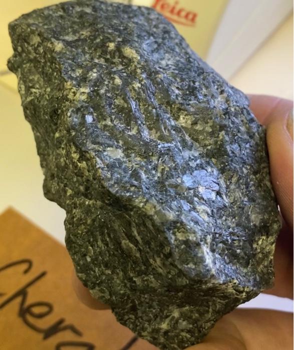 Solved Need help identifying this rock... Heavy chlorite | Chegg.com