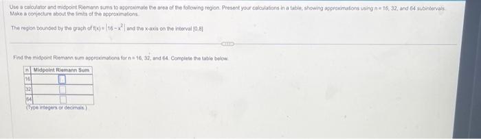 Solved Make a conjecture about the limits of the | Chegg.com