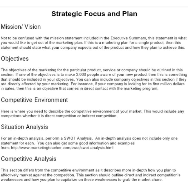 Solved Strategic Focus and Plan Mission/ Vision Not to be | Chegg.com