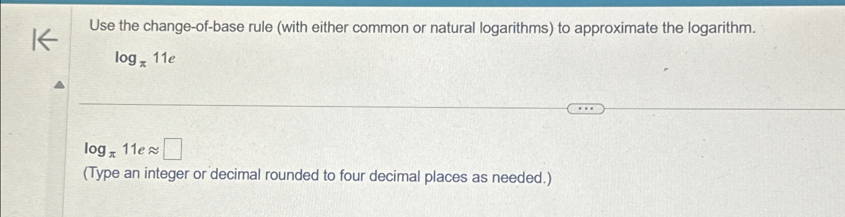 Solved Use the change-of-base rule (with either common or | Chegg.com