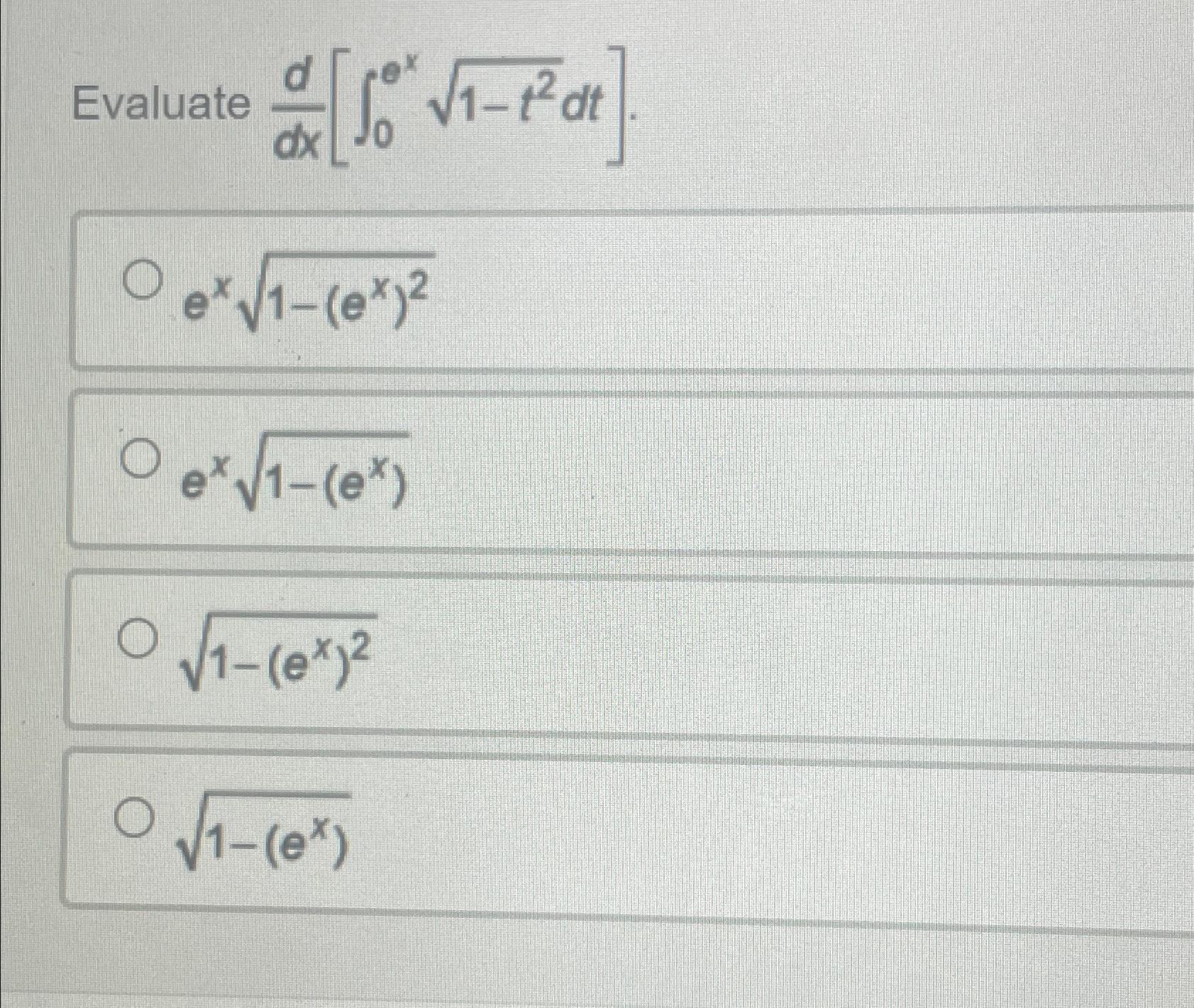 Solved Evaluate | Chegg.com
