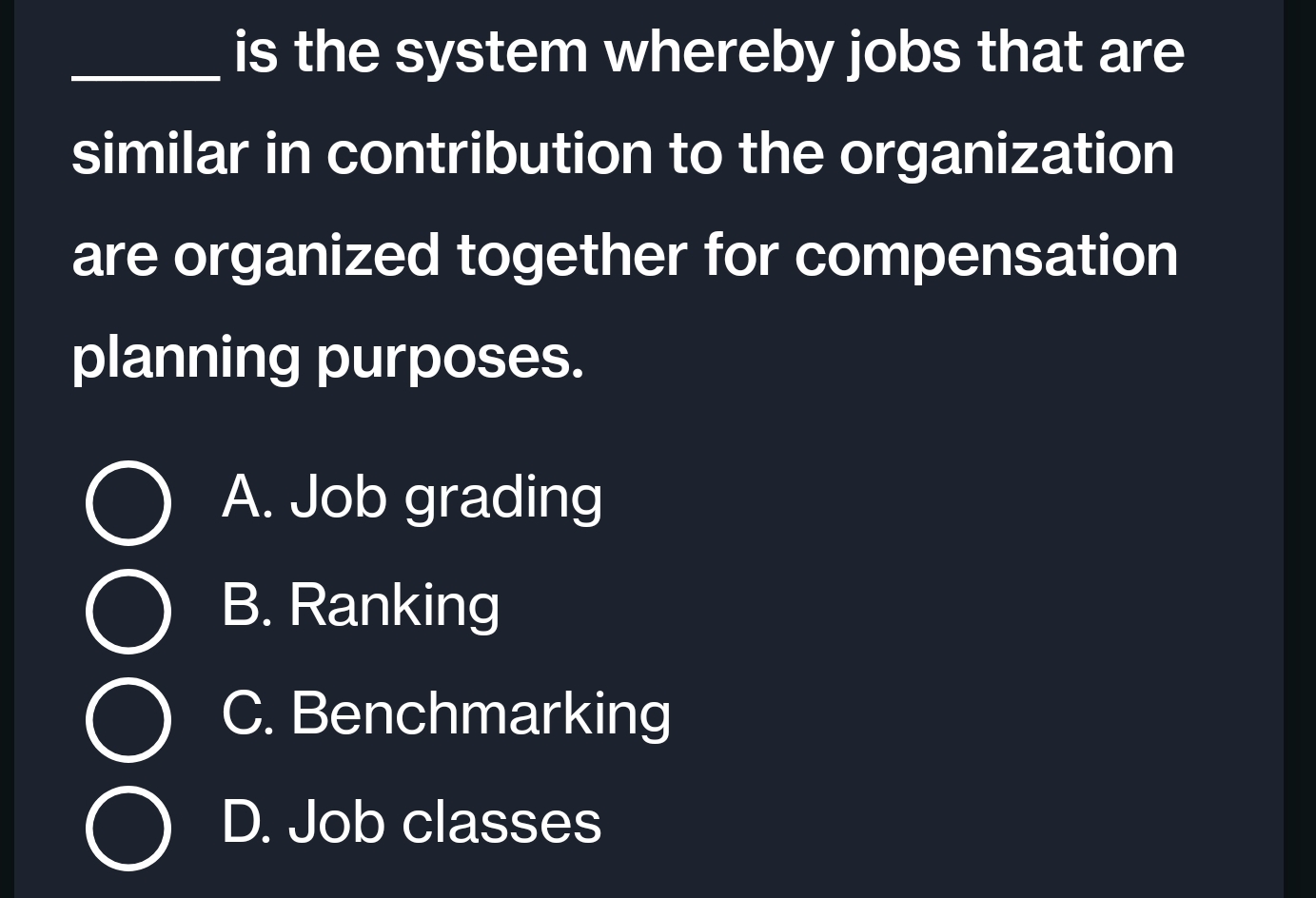 Solved is the system whereby jobs that are similar in | Chegg.com