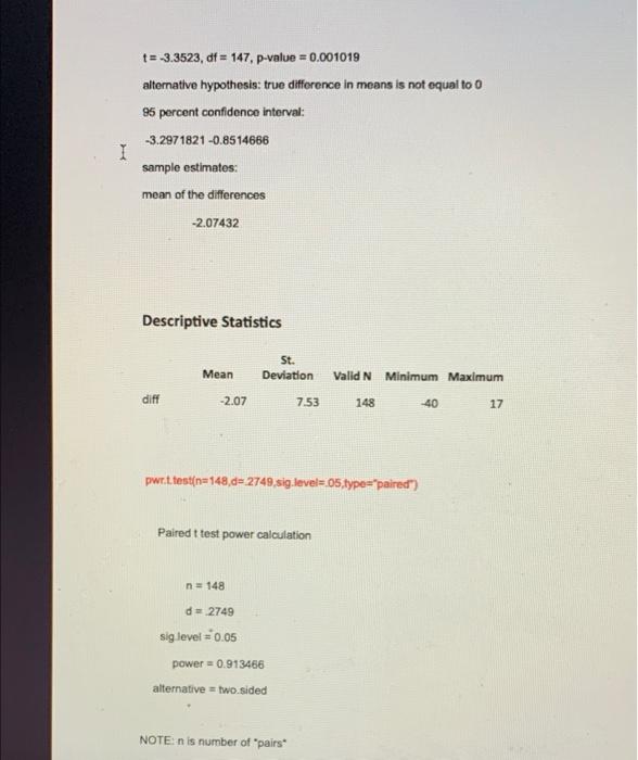 Solved 3. Determine whether students' 2nd year statistics | Chegg.com
