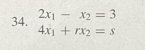 Solved Linear Algebra problem. In Exercises 34, determine | Chegg.com