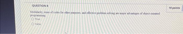 Solved Modularity Reuse Of Codes For Other Purposes And