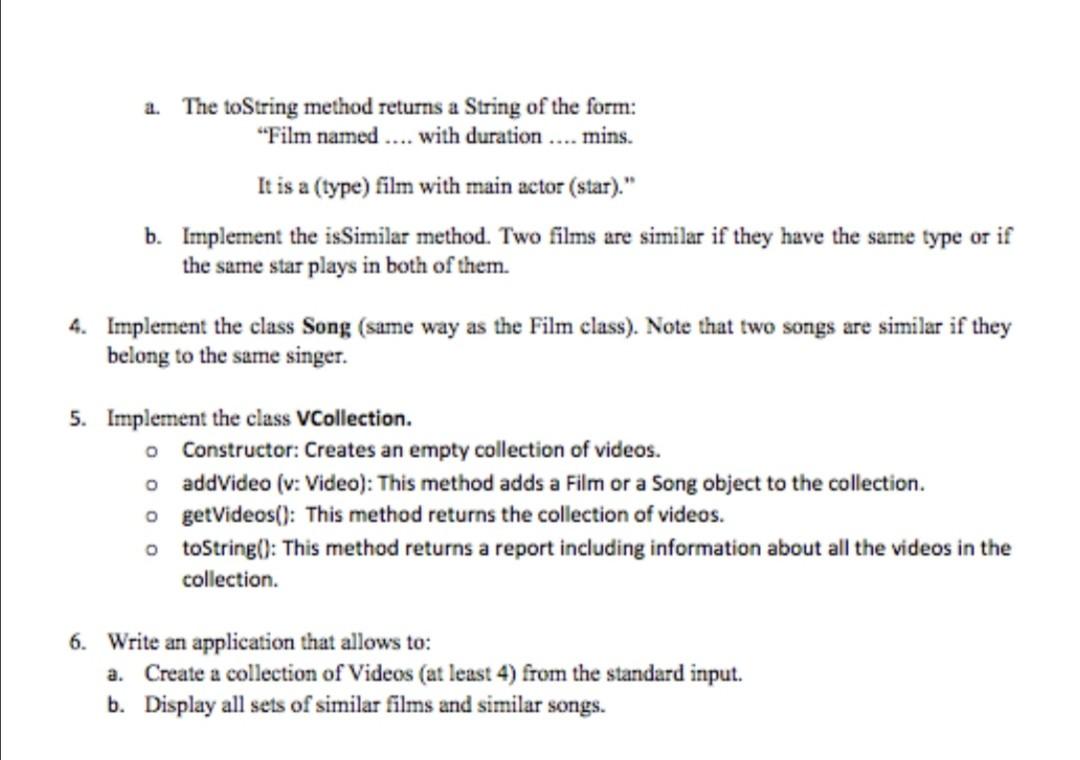 Solved Q1. (100 pts) Object Oriented Programming Consider | Chegg.com