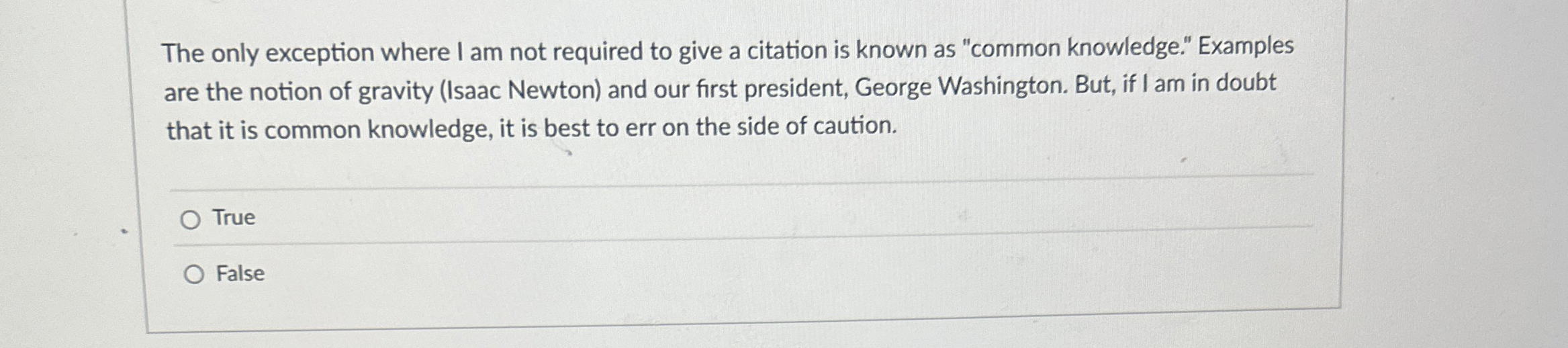 Solved The only exception where I am not required to give a | Chegg.com