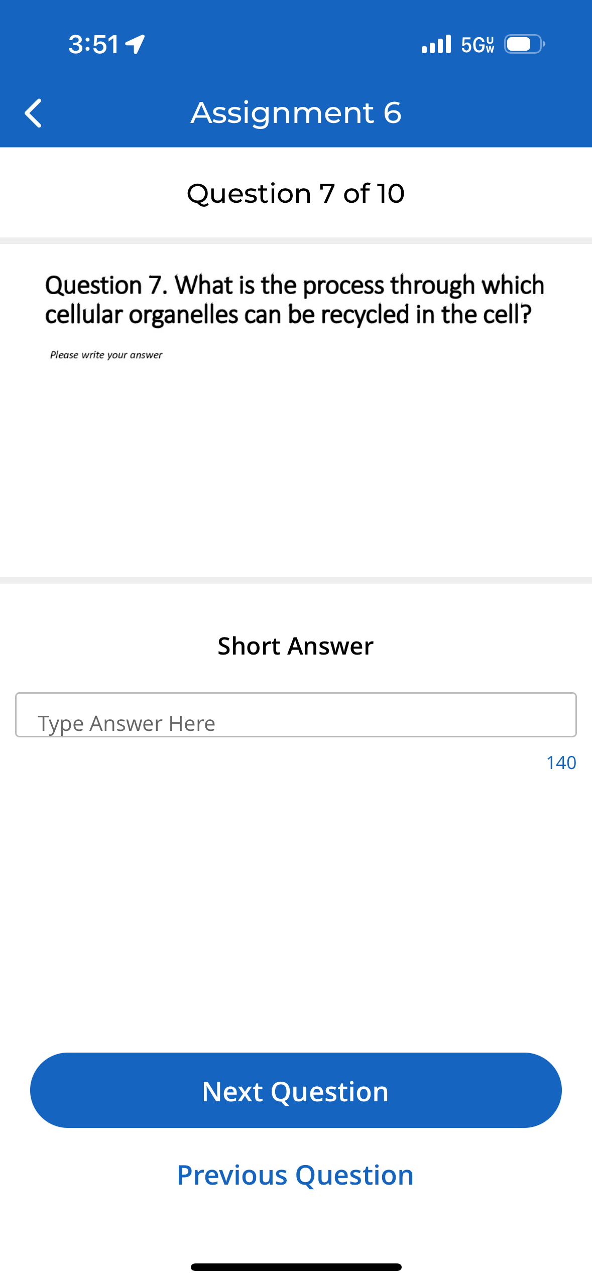 Solved 3:51ฯall 5GWwAssignment 6Question 7 ﻿of 10Question 7. | Chegg.com