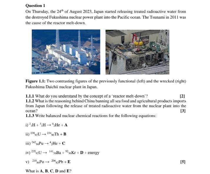 Solved Question 1On Thursday, the 24th ﻿of August 2023, | Chegg.com