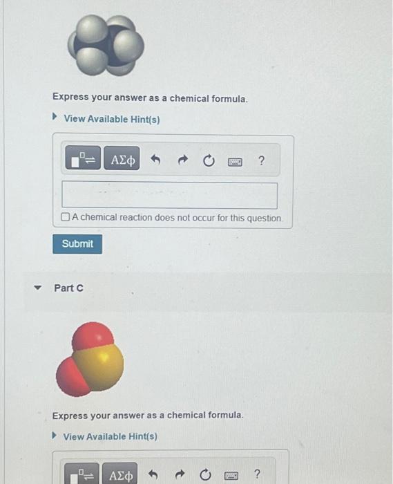 Solved Express your answer as a chemical formula. View | Chegg.com