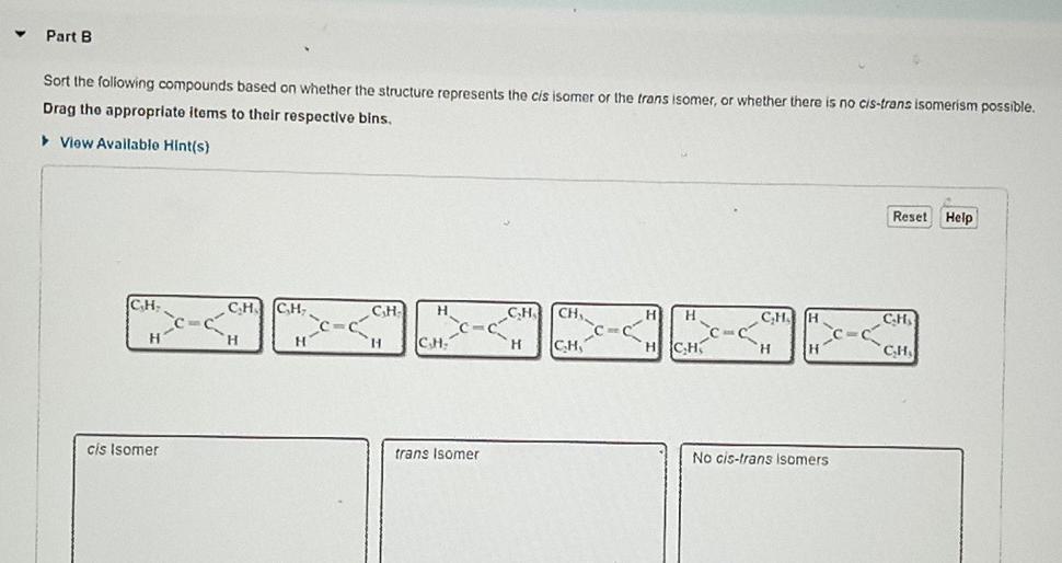 Solved Part A Give the IUPAC name for the following | Chegg.com