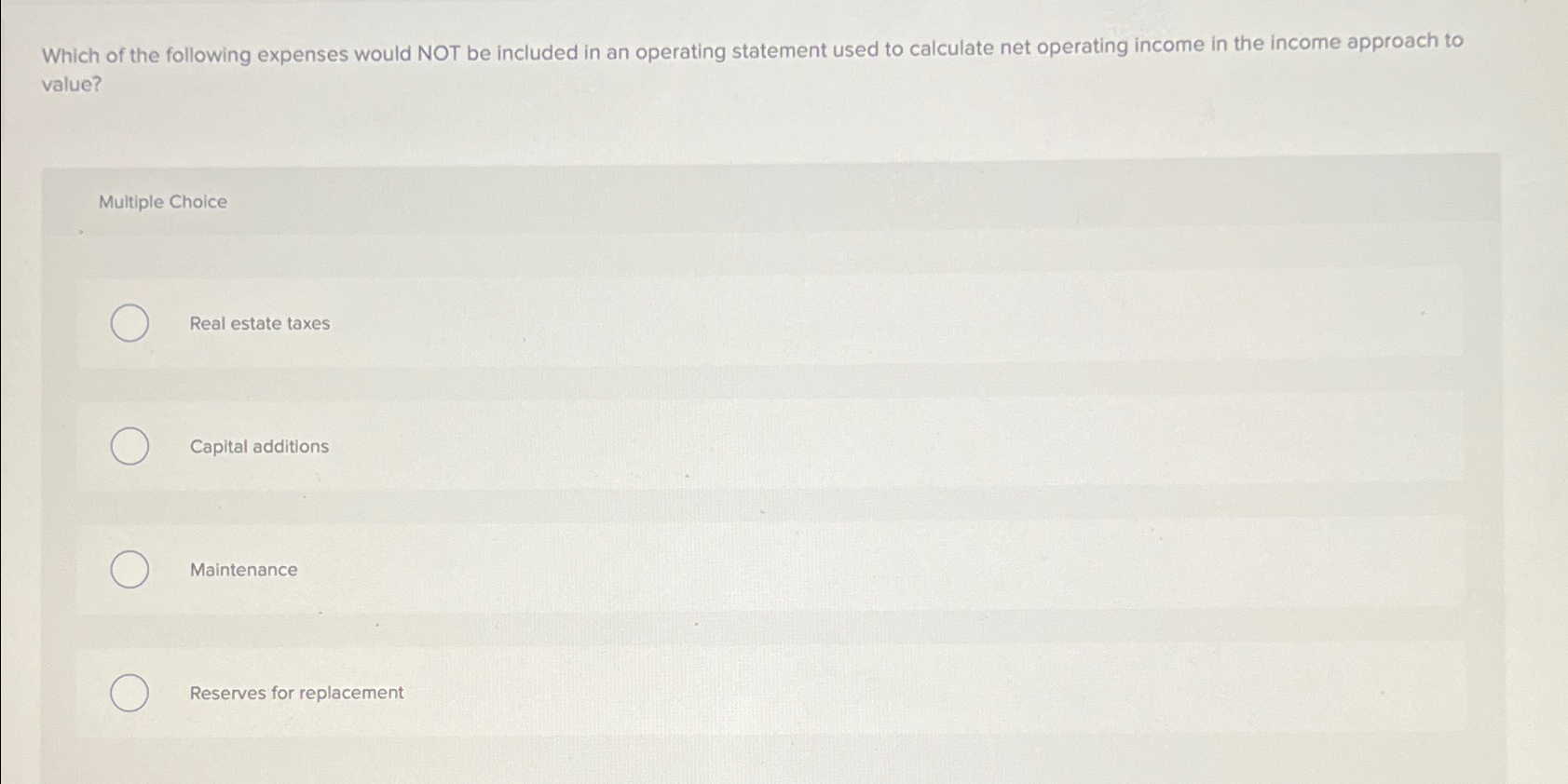 Which of the following expenses would NOT be included | Chegg.com
