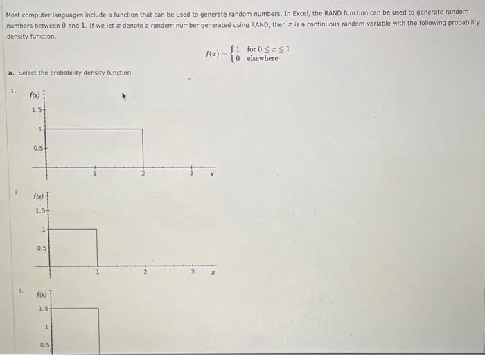 Solved Most computer languages include a function that can | Chegg.com
