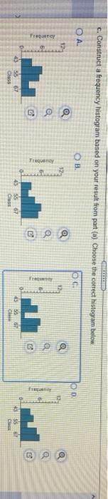 Solved A simple quantitative data set has been provided Use | Chegg.com