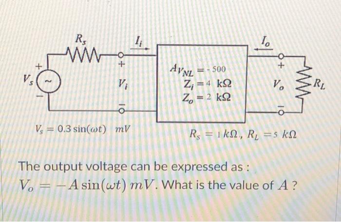 Solved Determine the peak vlaue of the output current Io in | Chegg.com