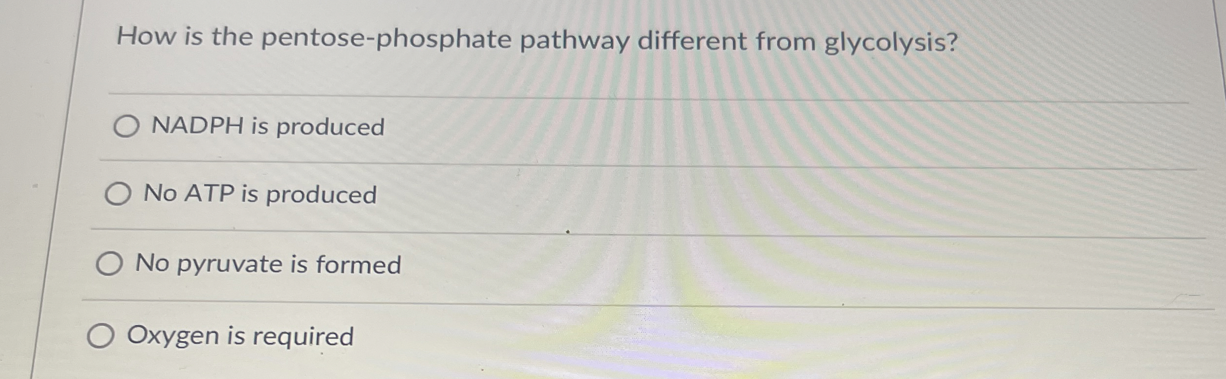 Solved How is the pentose-phosphate pathway different from | Chegg.com