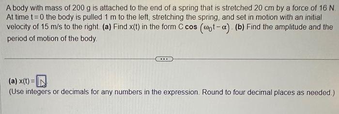 Solved I need help solving the first one. The second one is | Chegg.com